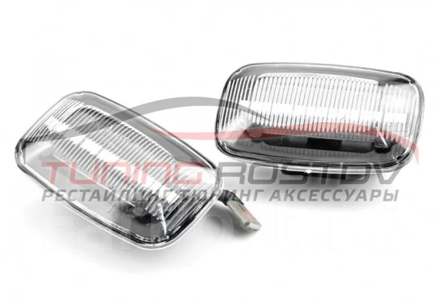 Поворотник в крыло Land Cruiser 70 / 80 / 100 динамический светлый ...