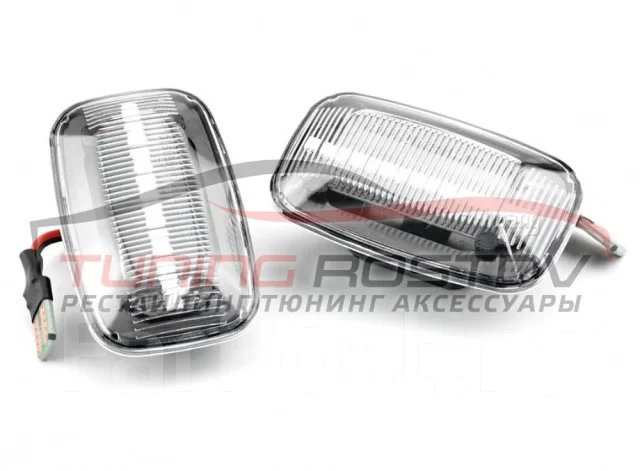 Поворотник в крыло Land Cruiser 70 / 80 / 100 динамический светлый ...