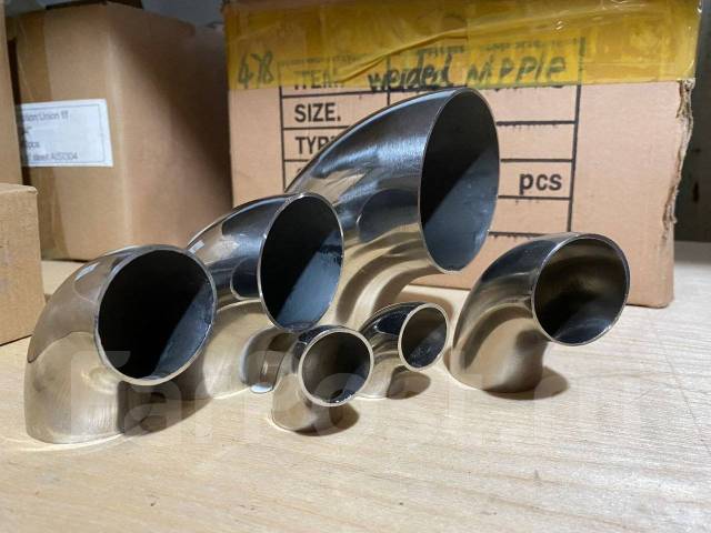 Отвод из нержавеющей стали зеркальный: 25 х 1,5мм (90°), AISI 304 ...