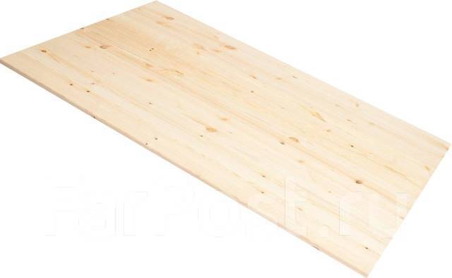 Столешница прямоугольная Сосна 28*800*1200 сорт АВ, в наличии. Цена: 3 ...