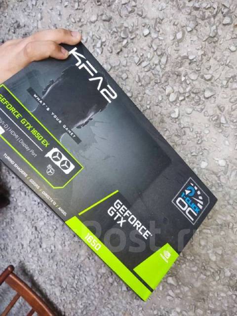 Продам видеокарту KFA2 GeForce GTX 1650 EX 4 ГБ GDDR6/128бит, новая ...