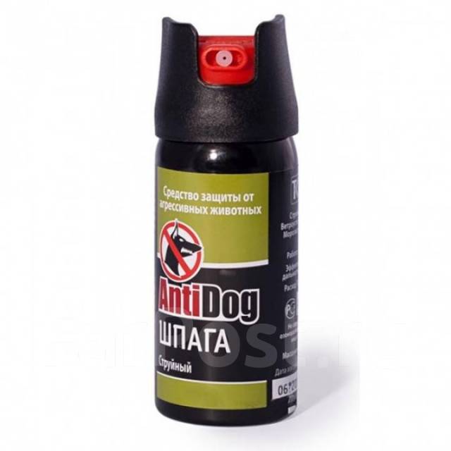 Газовый баллончик "AntiDog" Шпага 65мл - Ножи, фонари и инструменты во ...