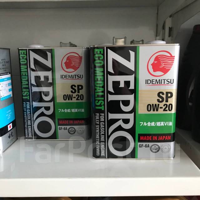 Масло моторное Idemitsu Zepro 0W20 синт, 4л+ Бесплатная Замена ...