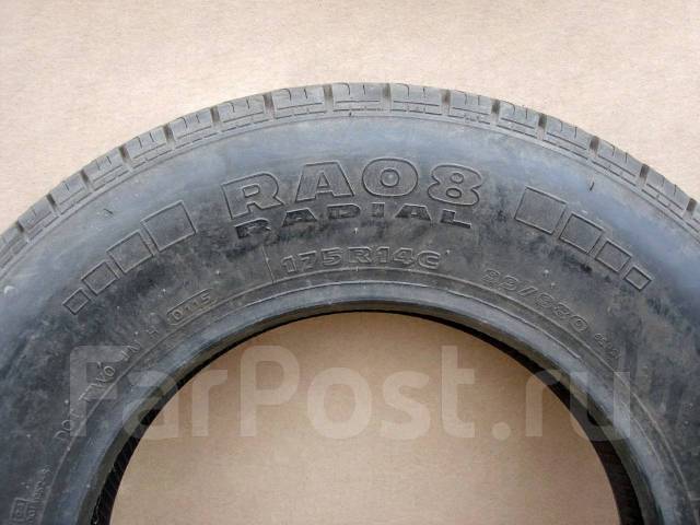 Hankook Radial RA08, LT 175 R14, 14", 1 шт, в наличии, 175 мм, 80 % ...
