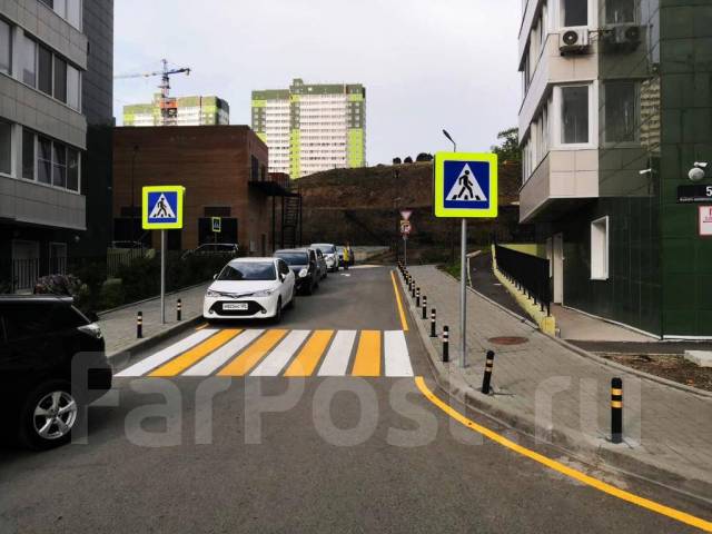 Нанесение дорожной разметки от 50 рублей за м/п. Разметка паркингов ...