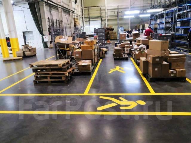 Нанесение дорожной разметки от 50 рублей за м/п. Разметка паркингов ...