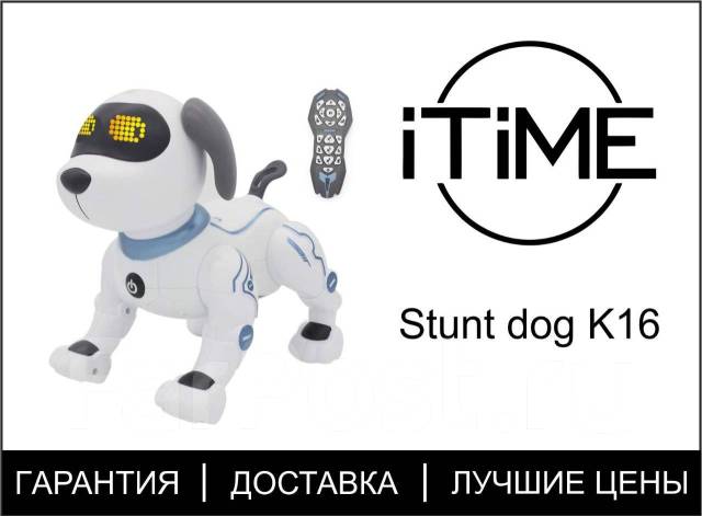 Собака-робот радиоуправляемая Stunt dog K16! Гарантия! iTime, новый, в ...