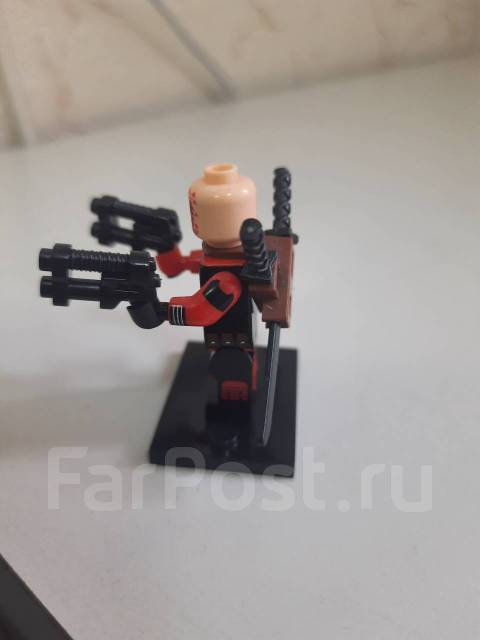 Минифигурка Лего LEGO Дэдпул - человек-паук на мотоцикле - Игрушки во ...