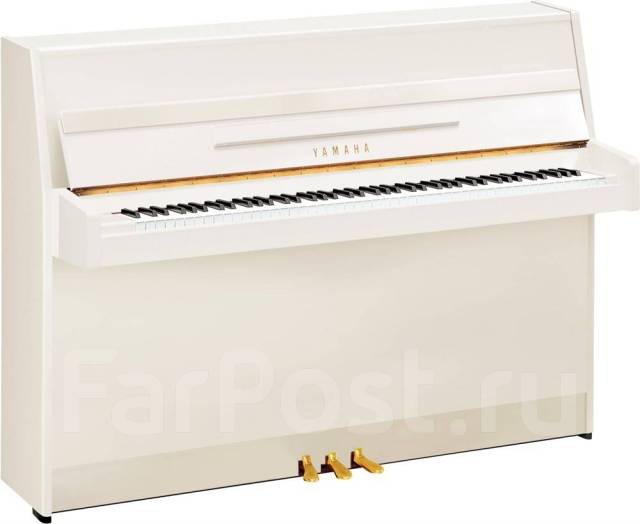 Пианино классическое акустическое с 3-педалями Yamaha JU109PWH ...