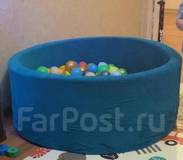 Детский сухой бассейн с шарами (250 штук), в хорошем состоянии ...