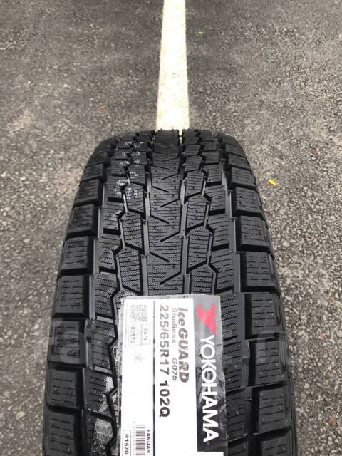 Yokohama Ice Guard G075, 225/65 R17, 17", 5 шт, 225 мм, 65 %, радиальный, зимние, без шипов ...