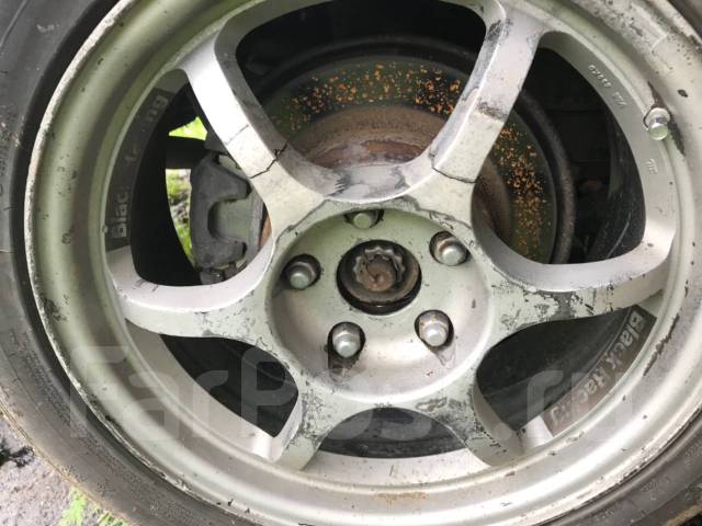 2 диска 5zigen black racing, 17", 1 шт, 5x114.3, 2 шт, б/у, в наличии ...