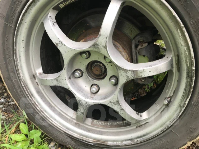 2 диска 5zigen black racing, 17", 1 шт, 5x114.3, 2 шт, б/у, в наличии ...