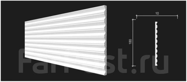 Панель стеновая DD908 3 Метра Decor-Dizayn из дюрополимера 3D 180*10мм ...