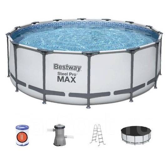 Бассейн каркасный Bestway Steel Pro Max 56438 457х122см, новый, под ...