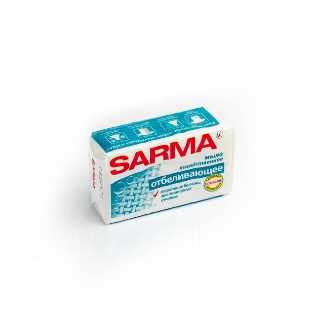Сарма Мыло хозяйственное 140гр, новый, в наличии. Цена: 78₽ во Владивостоке