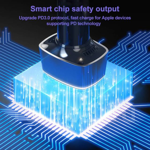 Авто. зарядное устройство Wotobe 83W QC3.0/PD3.0/PPS/AFC/SCP/Smart 2.4 ...