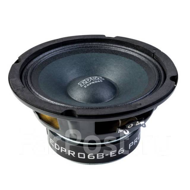Акустическая система EDGE Edpro6B-E6, 16 см, 300 Вт, комплект 2 шт, компонентные ...