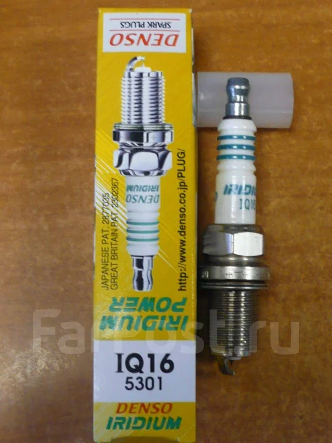 Свеча зажигания Denso IQ16 (IK16) 5301 (8 шт в наличии) купить во ...
