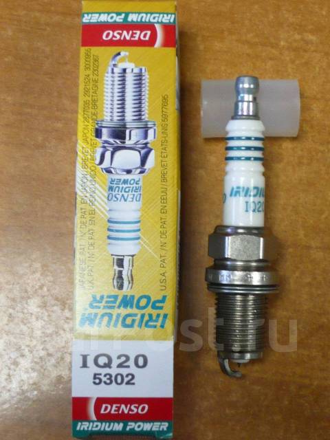 Свеча зажигания Denso IQ20 (IK20) 5302 (8 шт) купить во Владивостоке по ...