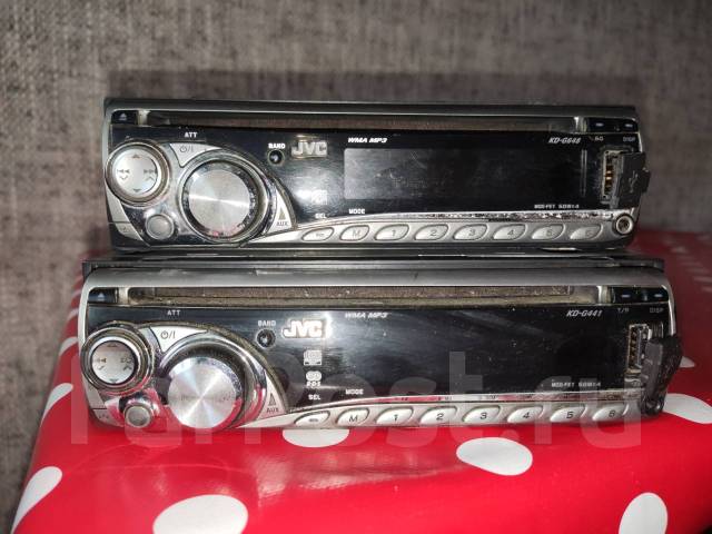 Магнитола jvc, 1 DIN — 178x50 мм, б/у, в наличии. Цена: 2 500₽ во ...