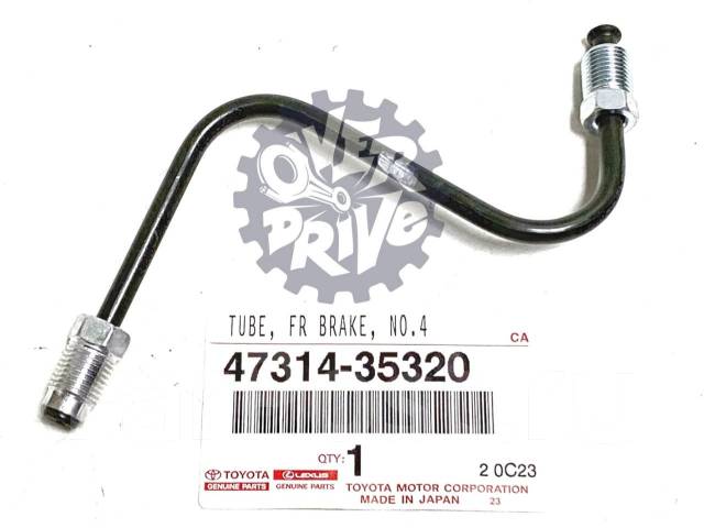 Трубка тормозная передняя правая оригинал Toyota 47314-35320 Япония ...