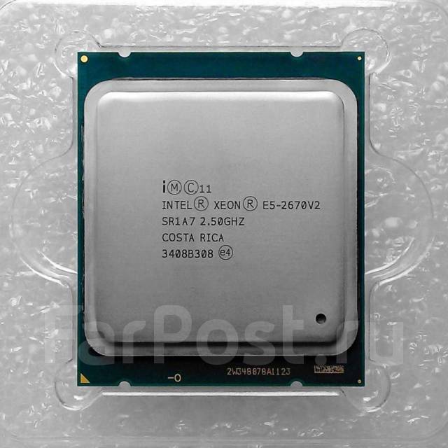 Intel Xeon E5-2670 V2 2.5-3.3GHz 10C/20T 25Mb 115W LGA2011 +, б/у, в ...