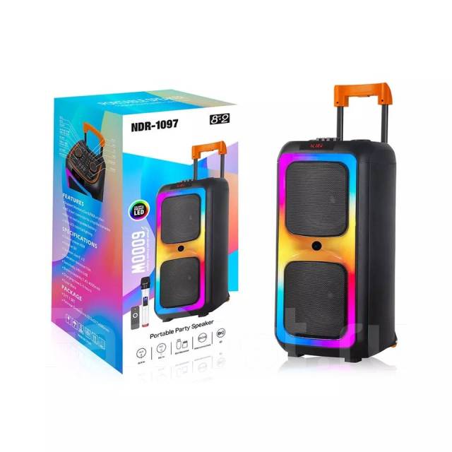 Колонка беспроводная портативная блютуз Bluetooth USB NDR-1095, новый ...