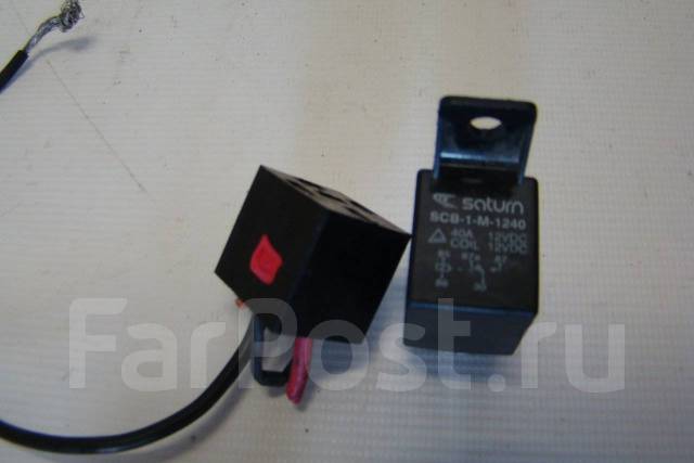 Реле 12v, 40A, SCB-1-M-1240 (Saturn), 5 контактов, с разъёмом, б/у ...