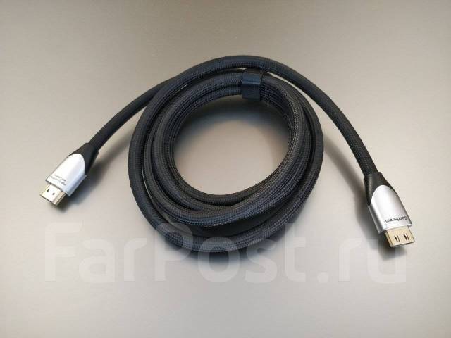 Кабель SandStrom Silver Series HDMI to HDMI cable 4k 120HZ HDMI 2.1 2М ...
