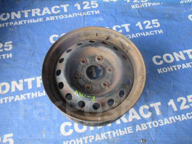 Продам штампованный диск Toyota R15, 15", 1 шт, 6x139.7, 1 шт, б/у, в ...