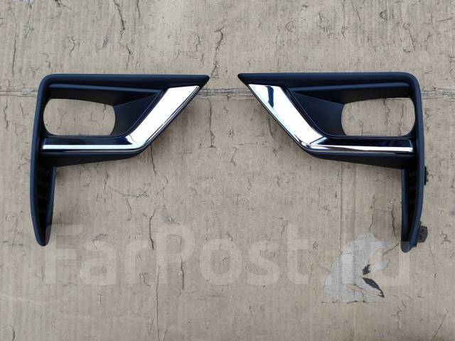 Рамка туманки (пластик бампера) Toyota Land Cruiser Prado 150 (2017 ...