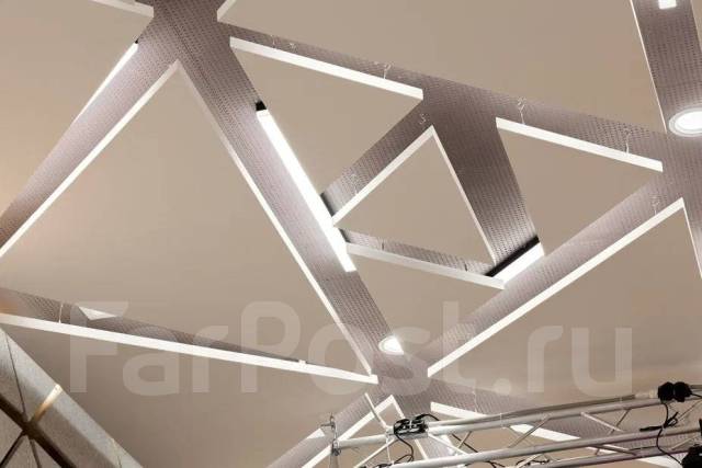 Подвесные потолки Армстронг, Кассетные, Грильято, Реечные, Кубообразные ...