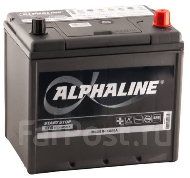 Аккумулятор Alphaline EFB Q-85 90D23L 65А/ч 670А купить во Владивостоке ...