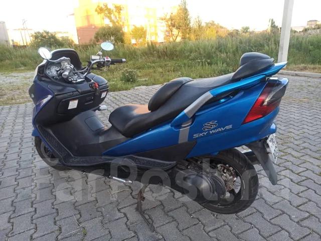 Suzuki Skywave 250, 2006, 250 куб. см. 4х тактный, с пробегом, исправен ...