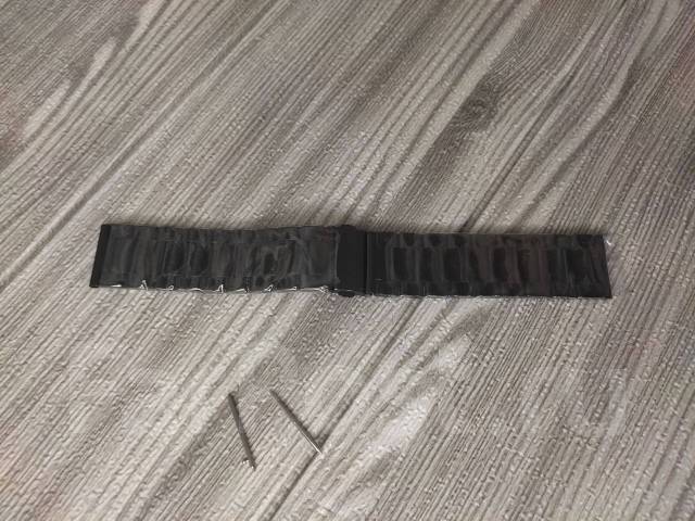 Браслет для часов 22mm, металлический черный, новый, в наличии. Цена ...