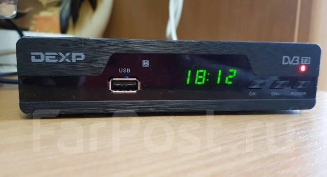 Приставка для цифрового ТВ DEXP HD 1702M, б/у, в наличии. Цена: 1 000 ...