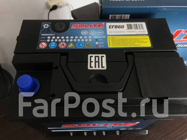 Аккумулятор Solite EFB 60 60а/ч 560а 375LN2-IS LN2 L2 купить во ...