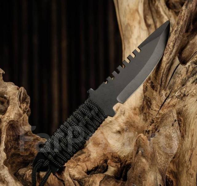 Нож, Метательный, "Ферест", в оплетке. с зазубринами, Россия, новый, в ...