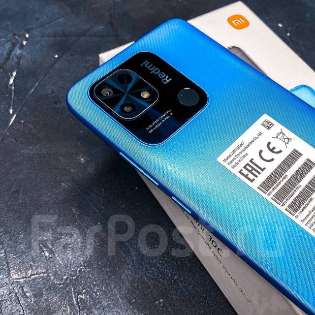 Xiaomi Redmi 10C 4ГБ+128ГБ Синий! Global! +Bluetooth наушники ...