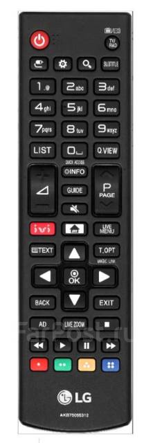 Оригинальный пульт LG AKB75095312 для телевизора с функцией Smart TV ...