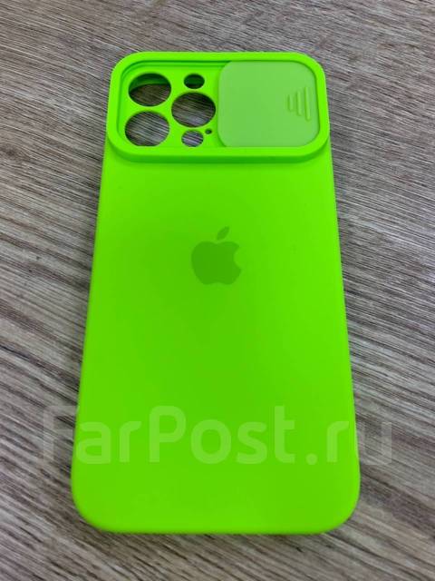 Чехол Apple iPhone 13 Pro Max Silicone Case Protect Camera (Green ...
