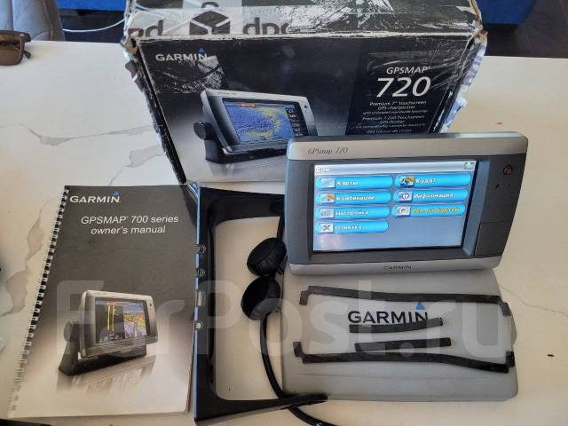Картплоттер Garmin Gpsmap 720, б/у, в наличии. Цена: 55 000₽ во ...