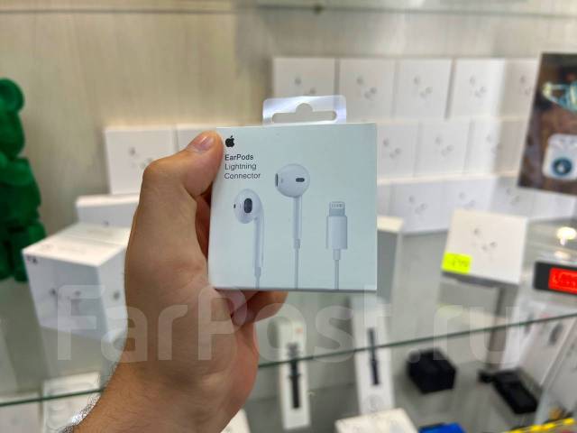 Проводные наушники Apple Earpods Lightning Bluetooth - Аксессуары во ...