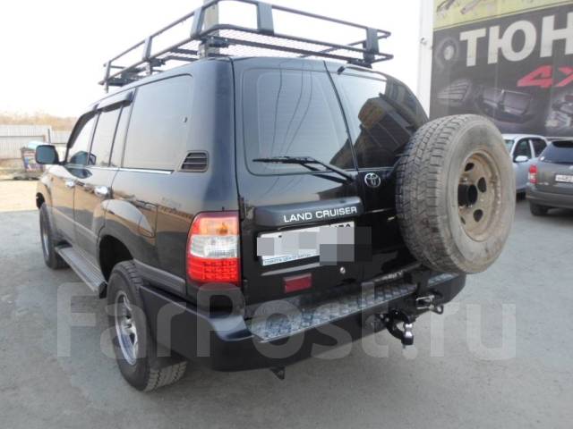 Бампер силовой железный задний Toyota Land Cruiser 100, новый, в ...