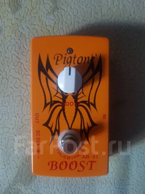 Педаль эффектов Pigtone Boost AB-01, б/у, в наличии. Цена: 2 500₽ во ...