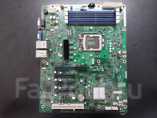 Материнская плата Intel S1200BTL серверная / ATX / DDR3 ECC / LGA1155 ...