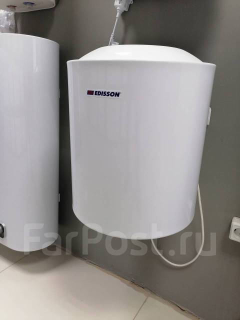 Водонагреватель накопительный Edisson(Термекс) ER 80 V, электрический, 1,50 кВт. 80 л. новый, в ...