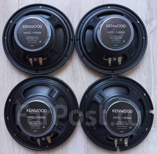 2 пары 16 см. динамиков Kenwood KFC-1658 - Динамики и сабвуферы во ...