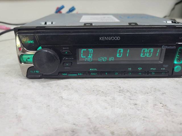 Магнитола 1 DIN Kenwood U494BT MP3/WMA/AAC/WAV/FLAC/USB/IPOD/BT, б/у, в ...